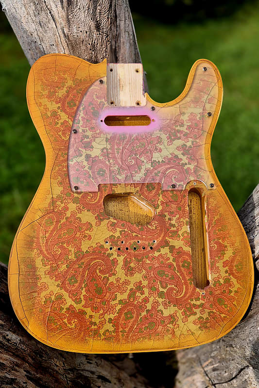 Paisley Telecaster Body, Aged, Nitro | Reverb