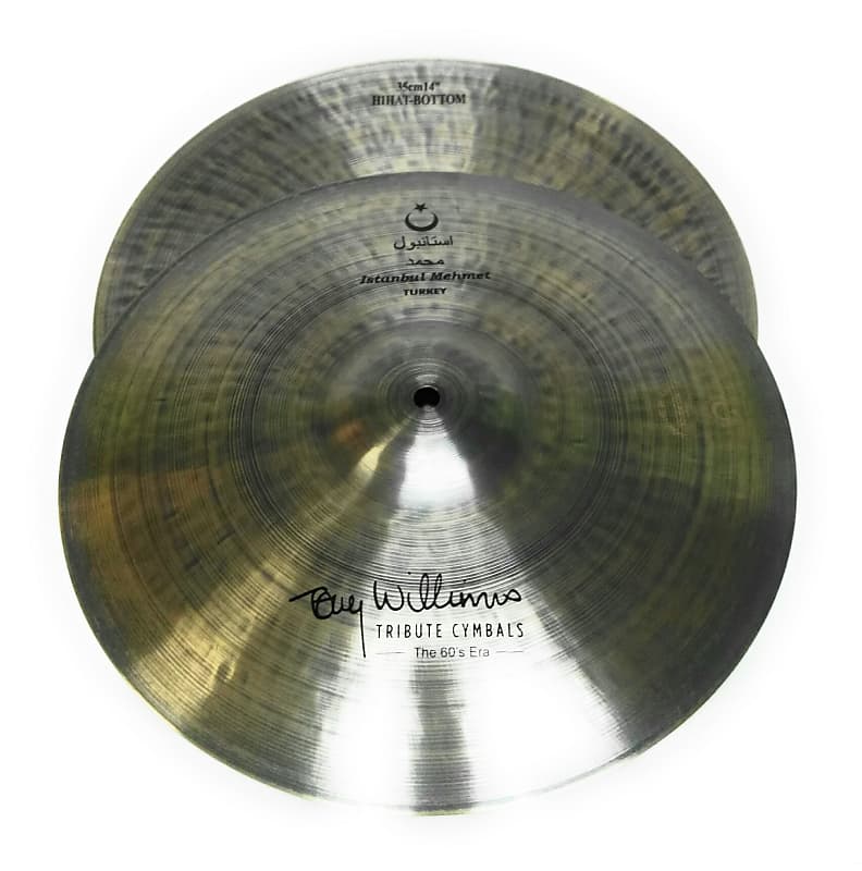 Istanbul Mehmet Cymbals 14" Tony Williams Hi-Hat | Reverb