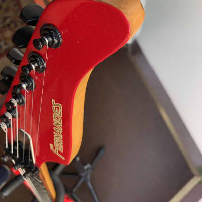 1991 MIJ Fernandes FR-65, Tilt Back Headstock, Contoured | Reverb