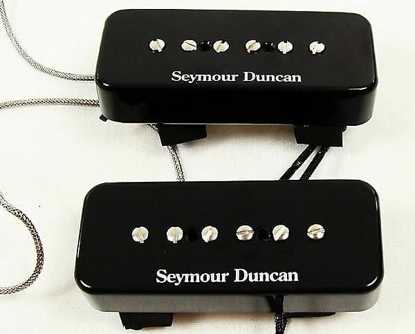 Seymour Duncan P90 Custom SP90-3 Set Black | Reverb