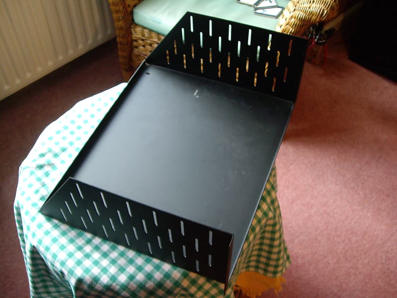 4U Steel Rack Tray Black | Reverb