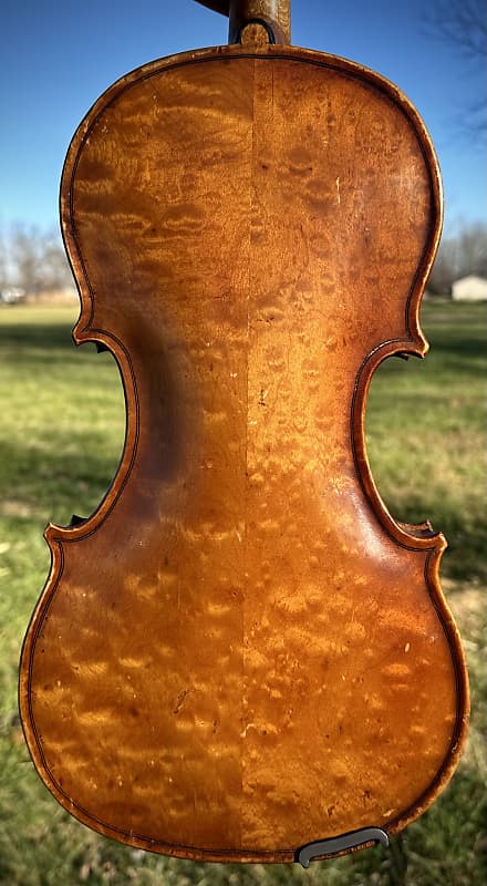 Old Seasoned Violin 4/4 labeled “Pauteau France” | Reverb