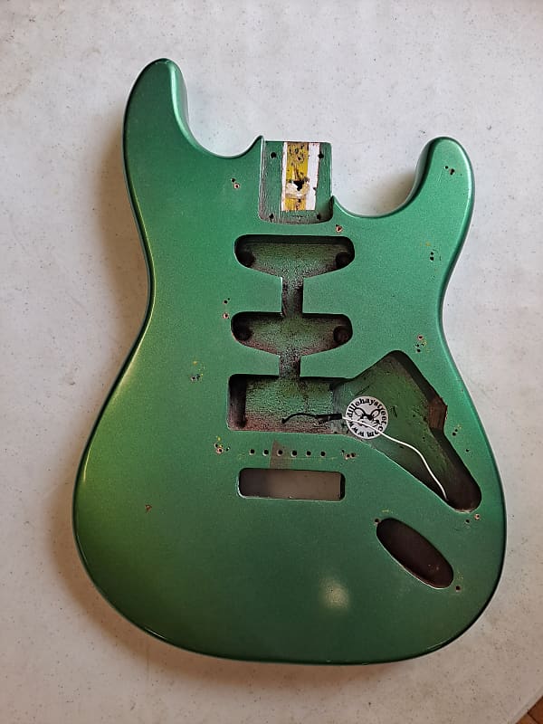 Candy Green Strat Body Billy Gibbons | Reverb