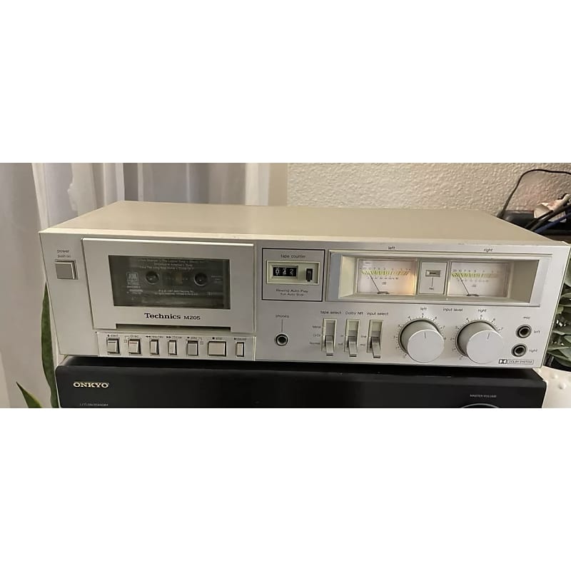 Technics RS-M205 Dolby System Stereo Cassette Tape Deck | Reverb