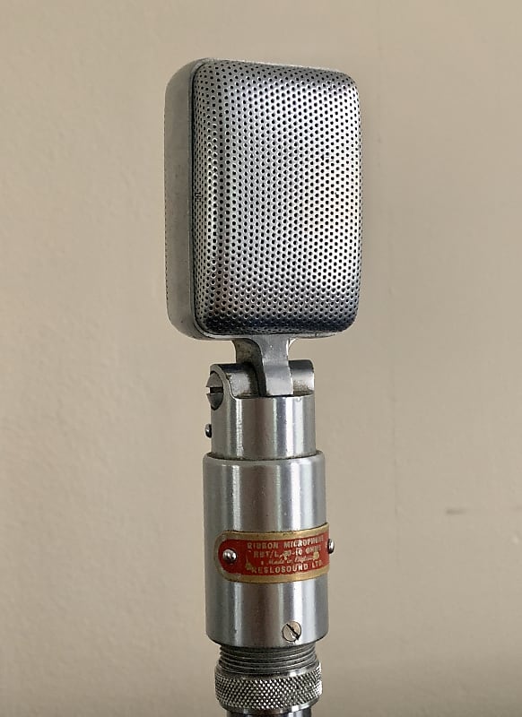 Reslo RBT/L Vintage Ribbon Microphone England 1960’s | Reverb
