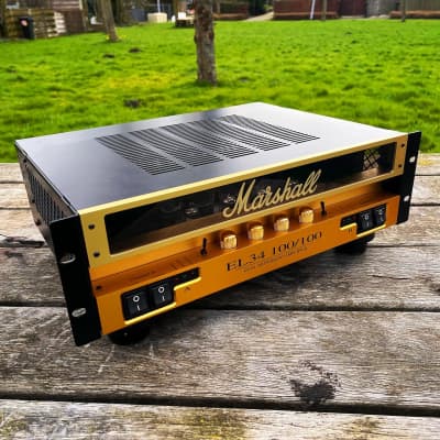Power Marshall EL34 100/100 - Dual MonoBloc 2x100w - All Tube | Reverb