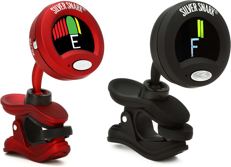 Snark Silver Snark Chromatic Tuner - Red Bundle with Snark | Reverb