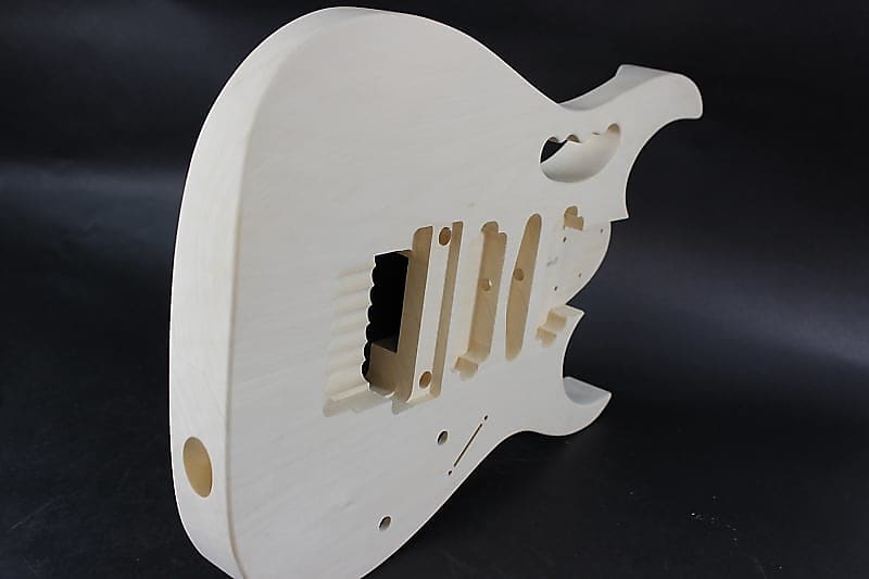 Unfinished 7 string guitar body, basswood, Universe style, | Reverb