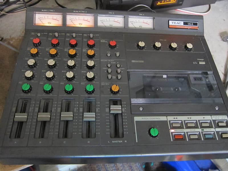 Tascam Teac 144 Portastudio 4 Channel Cassette Recorder, | Reverb