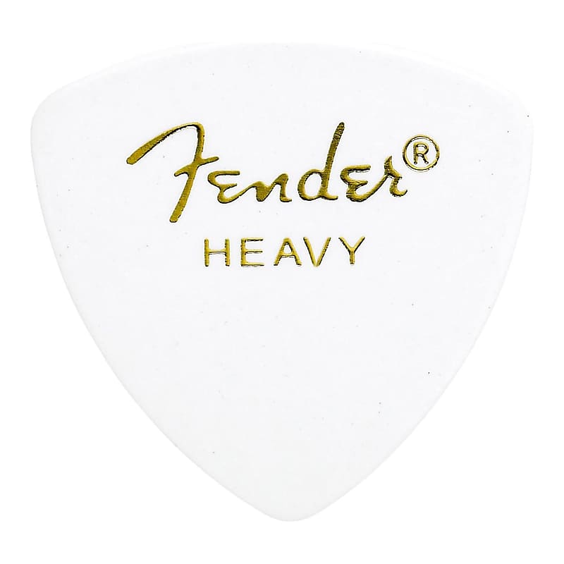 Fender 346 Pick Pack White Heavy 3 Pack (36) Bundle | Reverb