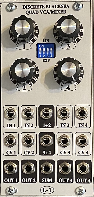 L-1 Discrete Blacksea Quad VCA / Mixer | Reverb