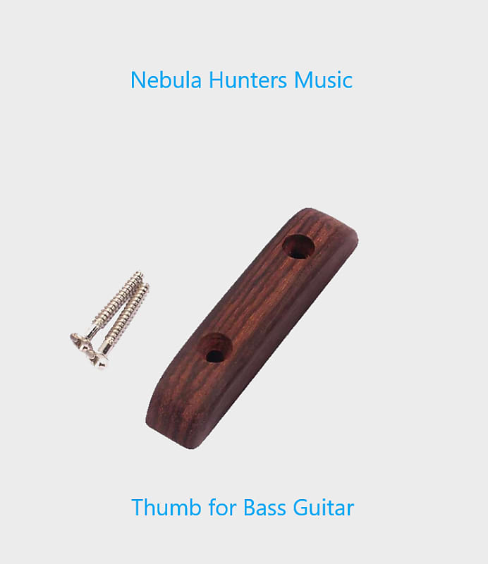 Bass Guitar Rosewood Thumb Rest for Fender Jazz & Precision P | Reverb