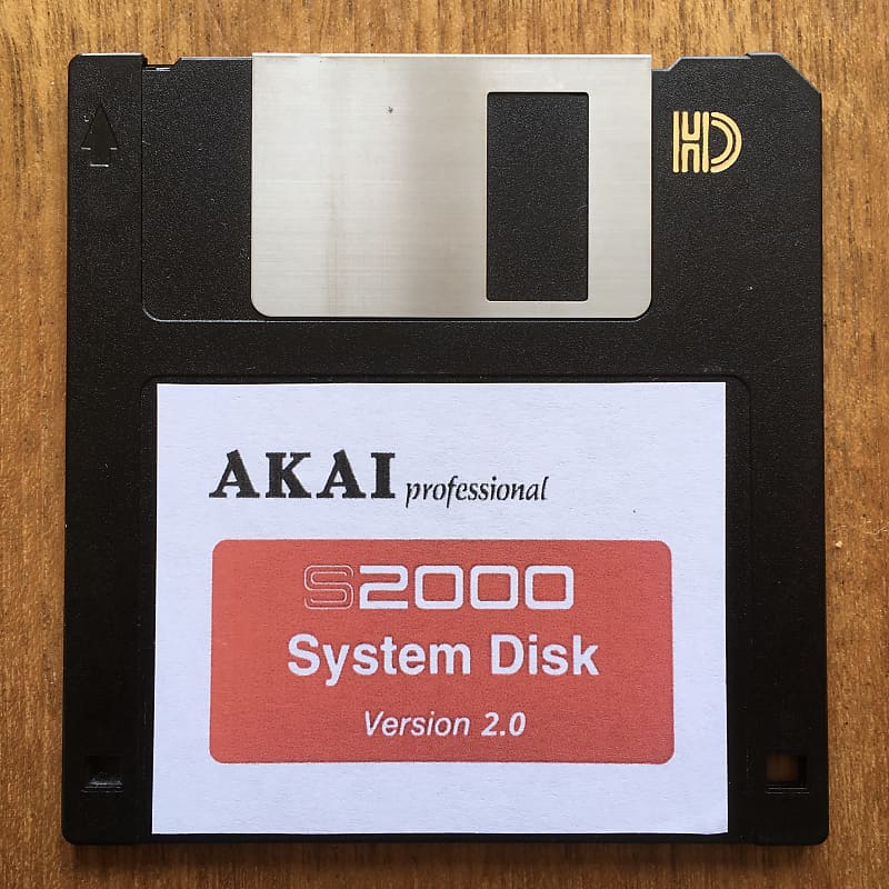 Akai S2000 System Disk Version 2.0 (OS / Boot Disk Floppy | Reverb