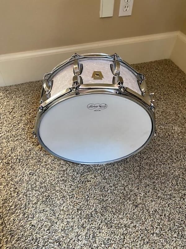 Ludwig White Pearl Drum Set And Accessories Reverb