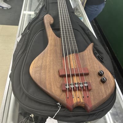 Prometeus handcrafted 5 string fretless bass | Reverb