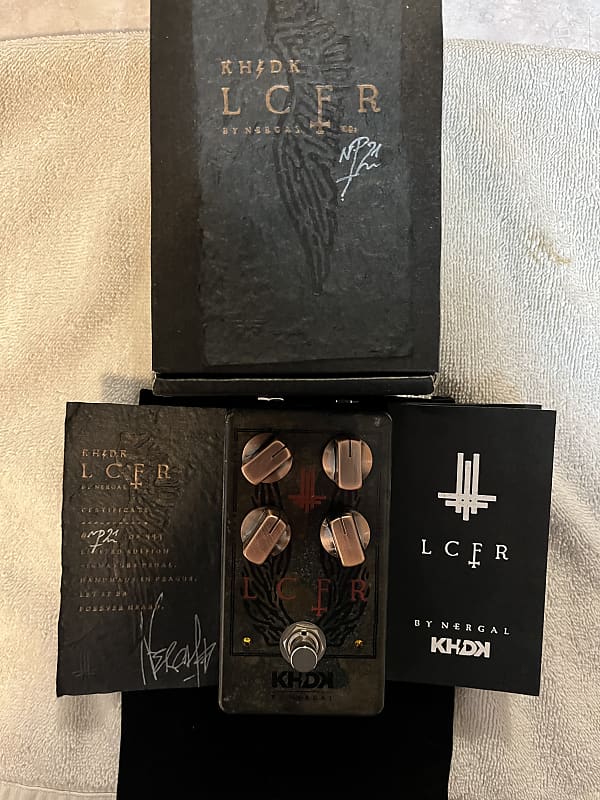 KHDK Electronics LCFR Negral Signature Pedal Rare Acid Burnt | Reverb