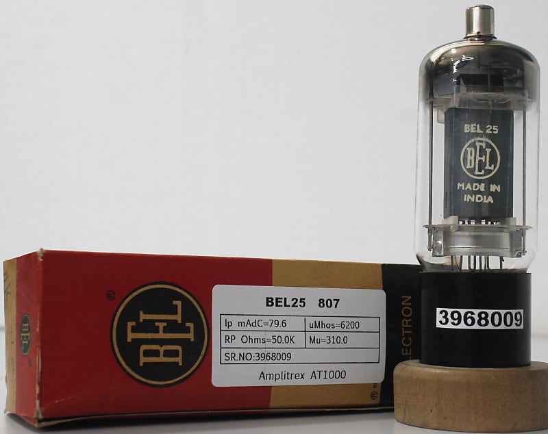 BEL 25 807 Ham Radio Tube made in India Amplitrex AT1000 | Reverb