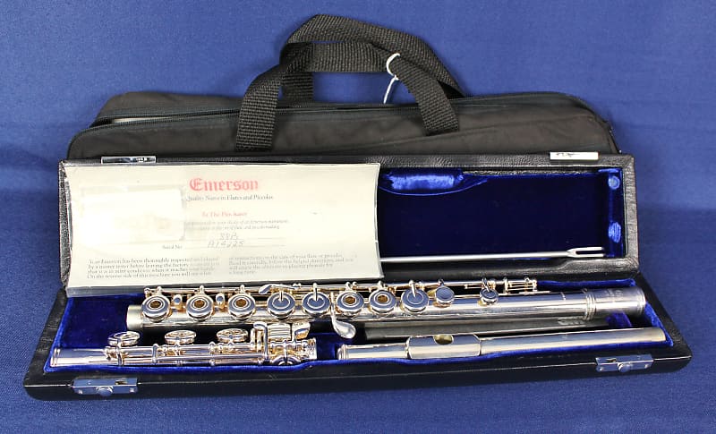 Emerson 88B Pro Flute in Sterling Silver Inline "G", "B" Foot | Reverb