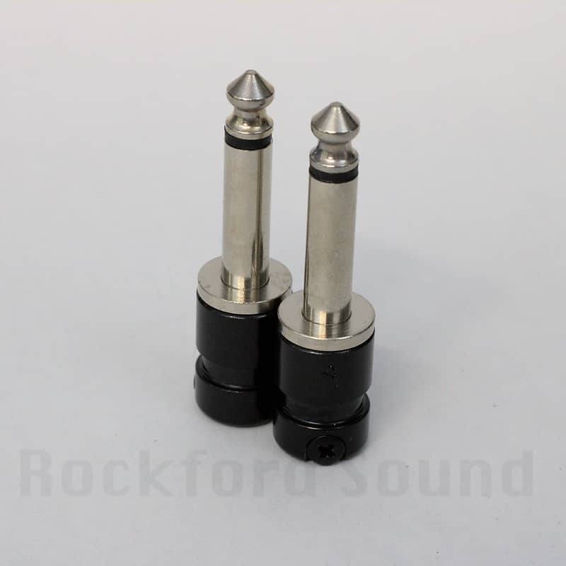 Squareplug SPS4BK – 2 pcs Short-Body ¼” Straight Plugs, Black | Reverb