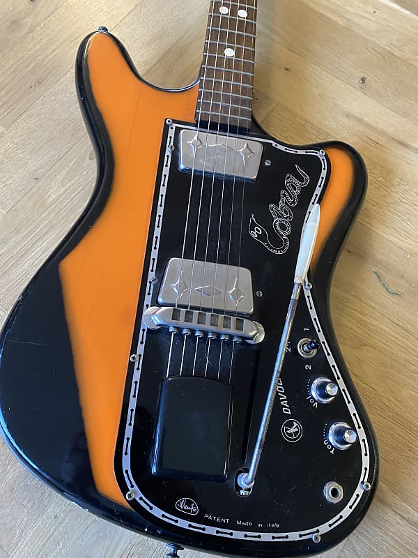 WANDRÉ Wandre Davoli Cobra 1964 - Orange / Black | Reverb