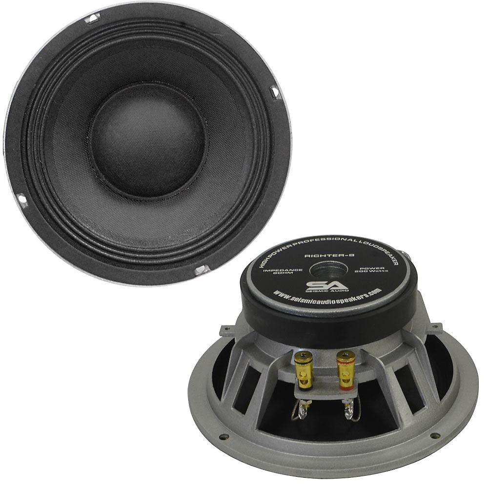 Seismic Audio Richter-8-PAIR 8" 175w 8 Ohm Replacement | Reverb Canada