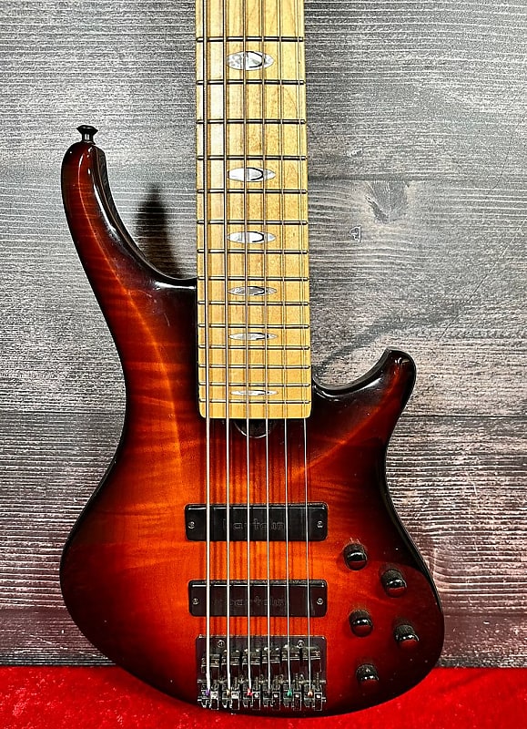 Roscoe 3006 SKB 6 string bass 6 String Bass Guitar | Reverb