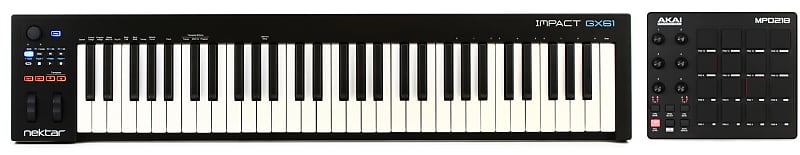 Nektar Impact GX61 61-key Keyboard Controller Bundle with | Reverb