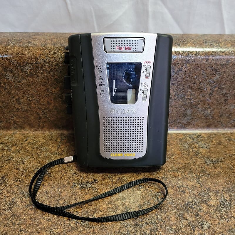 Sony TCM-459V Cassette Player Recorder Flat Mic Clear Voice | Reverb