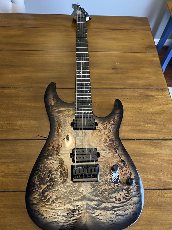 Schecter Cr6 Buckeye burl | Reverb