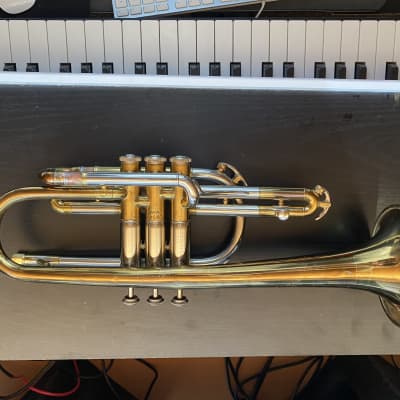 Reynolds Model 60 Professional Cornet 1950's - Brass, Nickel | Reverb