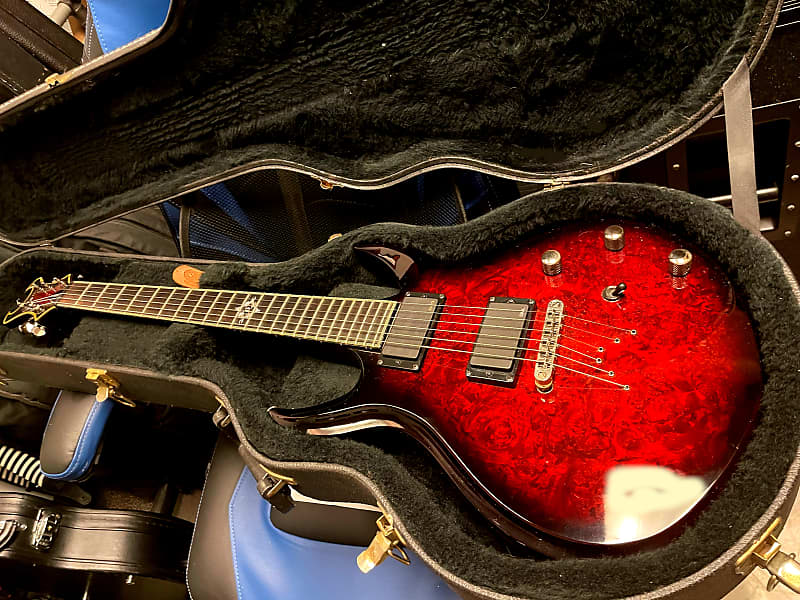 2008 Schecter Korean Devil Custom Guitar Active 81/85 EMGs, & | Reverb