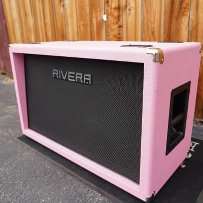 Rivera K-212 Pink Tolex 2x12" Cabinet (2023) | Reverb