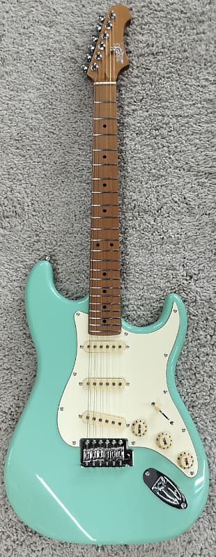Jet Guitars Model JS-300-SFG - Seafoam Green Double Cut | Reverb