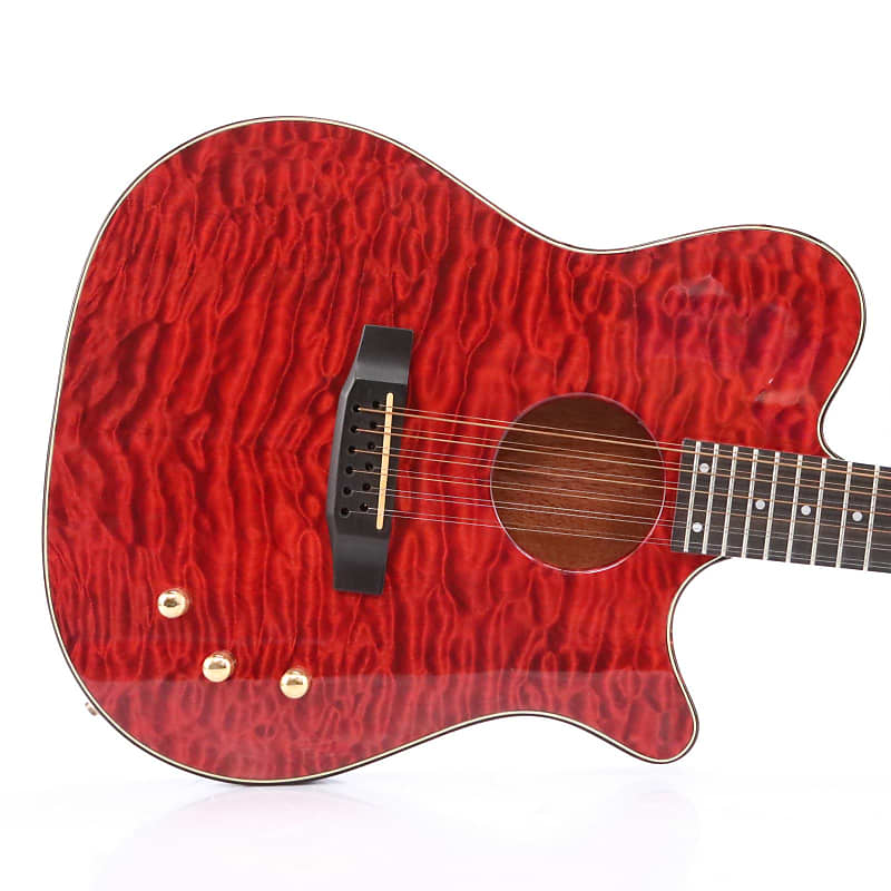Carvin AC275-12 Redburst 12-String Acoustic Electric Guitar | Reverb