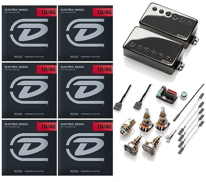 EMG Revelation Rev Set Black Chrome Prashant Aswani Passive | Reverb