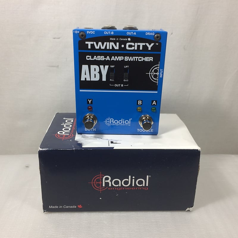 Radial Engineering Twin-City ABY Active Amp Switcher/Selector | Reverb