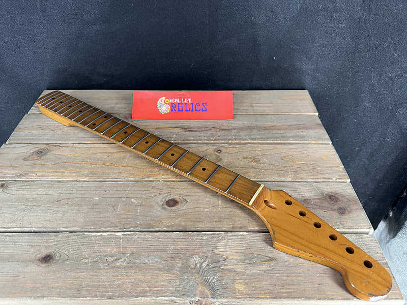 Real Life Relics Nitro Roasted Maple Strat® Stratocaster Neck | Reverb