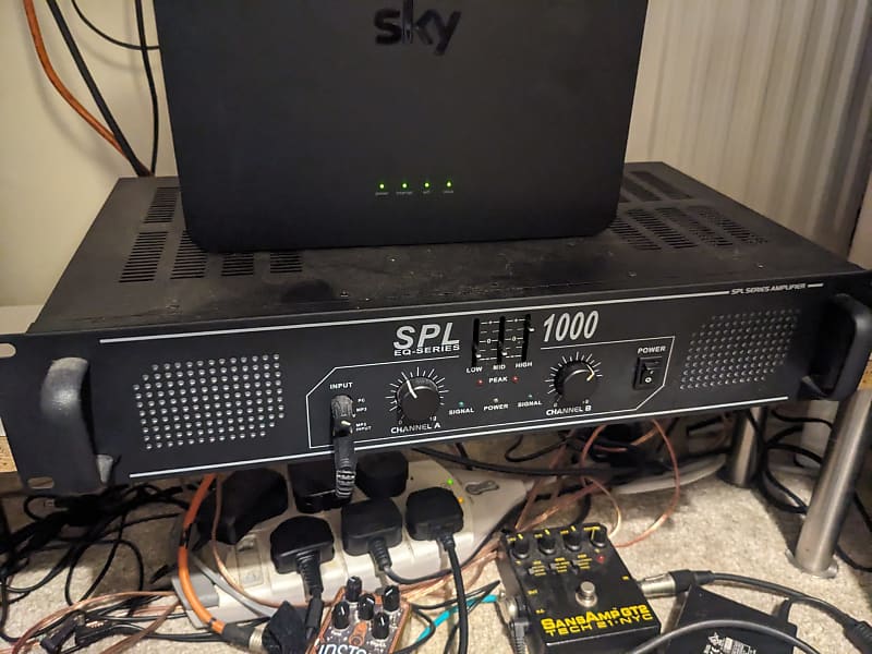 [Sound System] SPL 1000 Amp + 500w Skytec Speakers (Pair) | Reverb UK