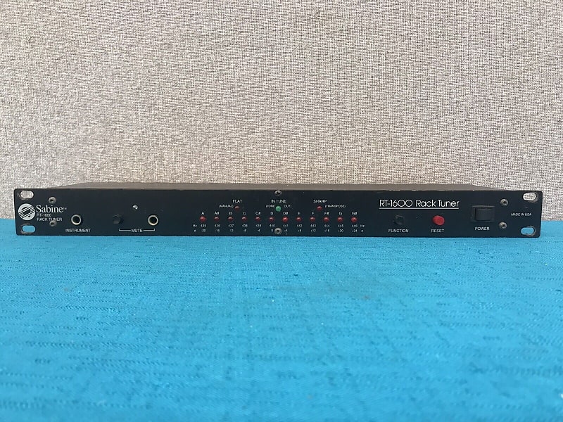 Sabine RT-1600 Rack-Mounted Tuner with Power Adapter - Tested | Reverb