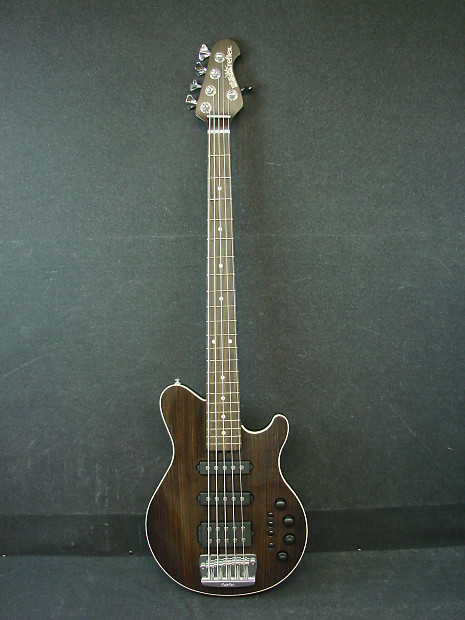 Music Man Reflex 5 String Bass Guitar w/Case USA Rosewood | Reverb