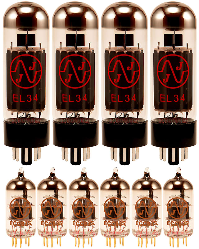 Diamond Nitrox Gold Pin Option JJ Retube(TM) Kit with EL34's | Reverb