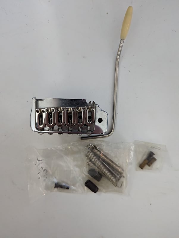Hipshot 6 String US Contour Tremolo Bridge 2010s - Chrome | Reverb