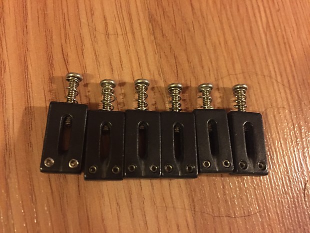 Graphtech Graphite Saddles For Fender Stratocaster | Reverb