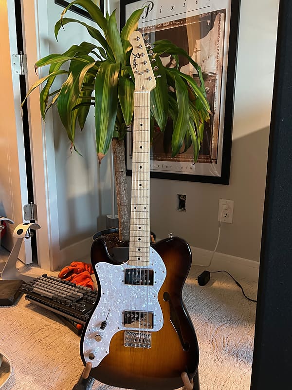 Fender MIJ Custom Thinline Telecaster - Left Handed 2017 | Reverb