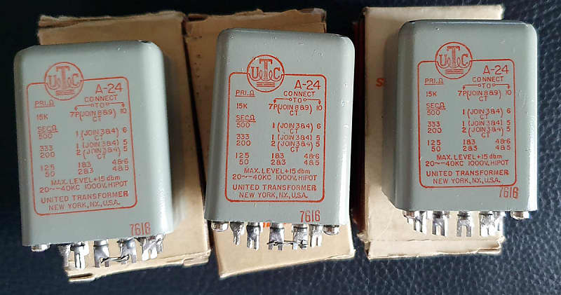 UTC A24 One NOS Vintage Transformer LA2A | Reverb