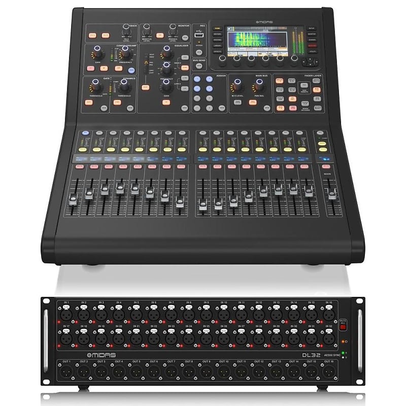 Midas M32R LIVE Digital Mixer & DL32 Stage Box Bundle (USED) | Reverb