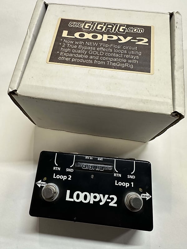 The Gig Rig Loopy-2 2010s Black pedal with box | Reverb
