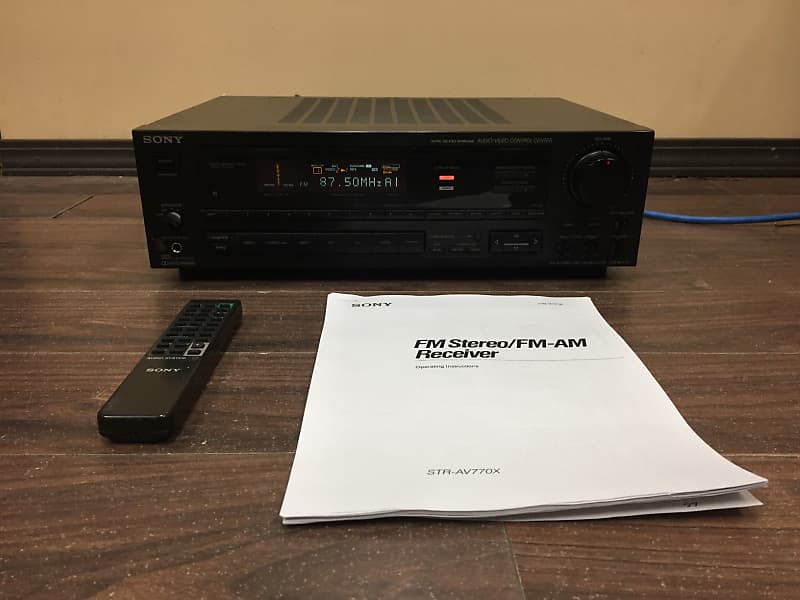 For Parts or Repair Sony STR AV770X 4 Channel AM FM Stereo | Reverb