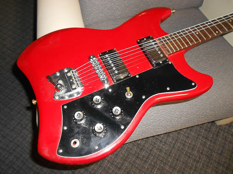 Guild Polara S-100 circa 1964 - Cardinal Red | Reverb