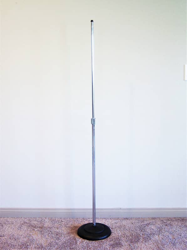 Vintage 1950's Atlas Sound MS12C microphone floor stand MS10C | Reverb